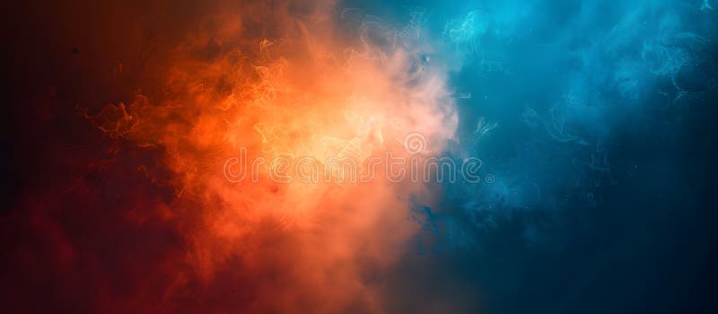 Abstract Gradient Background - Orange and Blue Color Scheme Stock ...