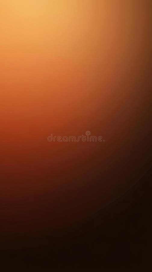 Abstract Gradient Background, Orange To Dark Brown, Smooth Transition ...