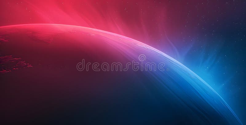 Abstract Gradient Background with Planet Earth Stock Illustration ...