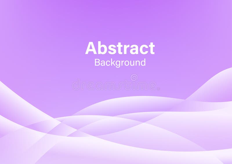 Abstract Gradient Background Purple Color with Flowing Wave Elements ...