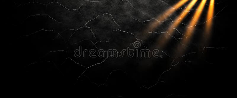 Abstract Gradient Background with Spotlight Light Illuminating Cracked ...