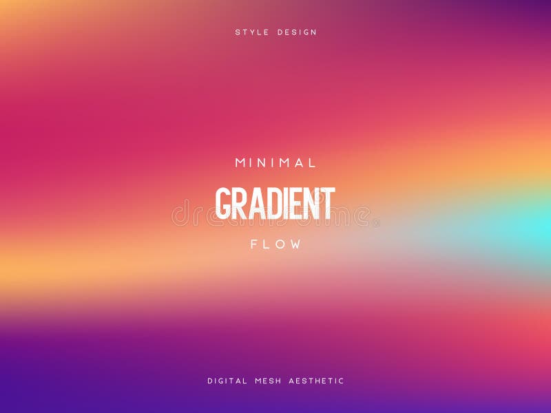 Abstract Gradient Background. Sunset Beach or Summer Colors Stock ...