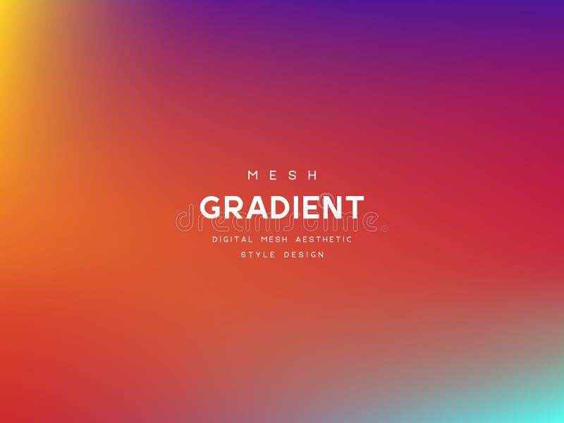 Abstract Gradient Background. Sunset Beach or Summer Colors Stock ...