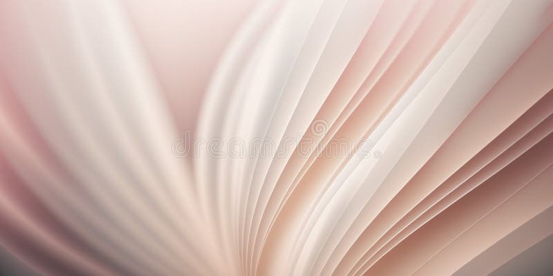 Abstract Gradient Background with Translucent Curves in Muted Pink ...