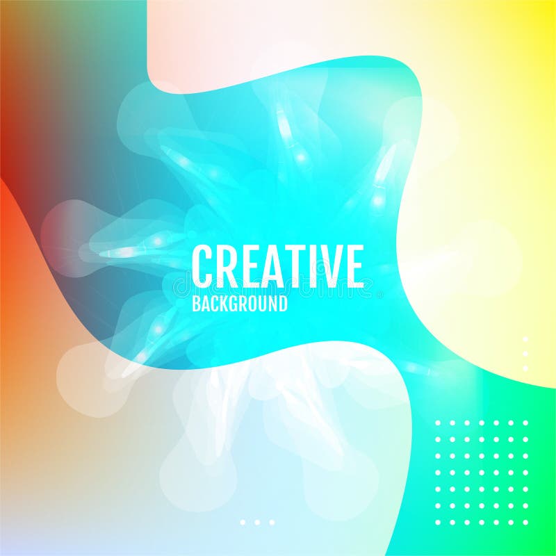 Abstract Gradient Background with Trend Colors. Vector. Stock Vector ...