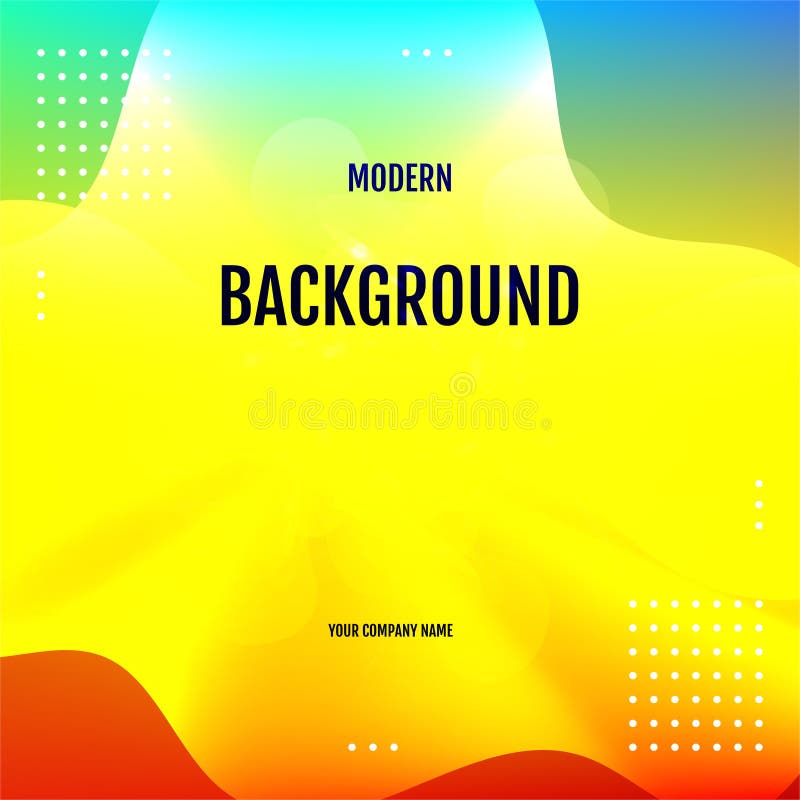 Abstract Gradient Background with Trend Colors. Vector. Stock Vector ...