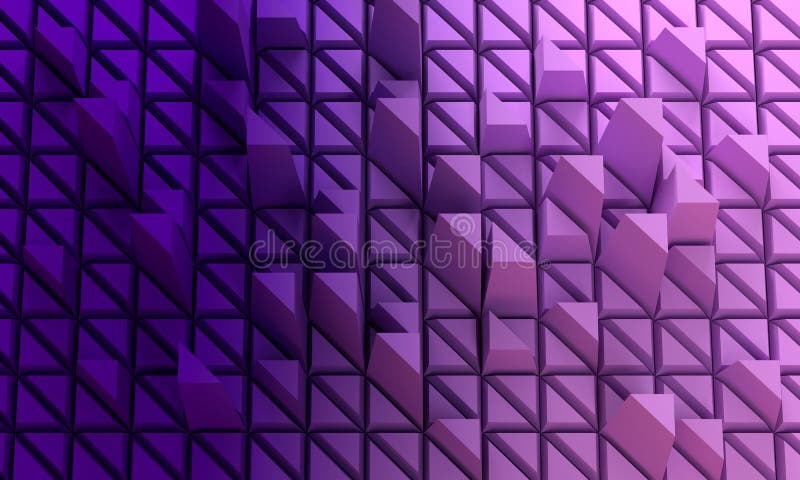 Abstract Gradient Background with Triangles. 3d Rendering Stock ...