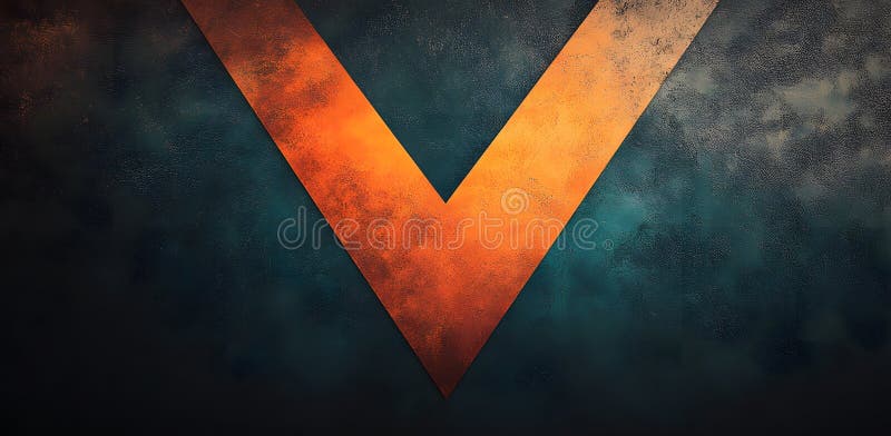 Abstract Gradient Background with V Shape Stock Illustration ...