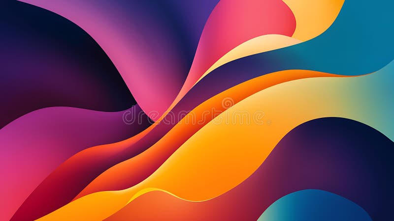 Abstract Gradient Background with Vibrant Colors and Smooth Transitions ...
