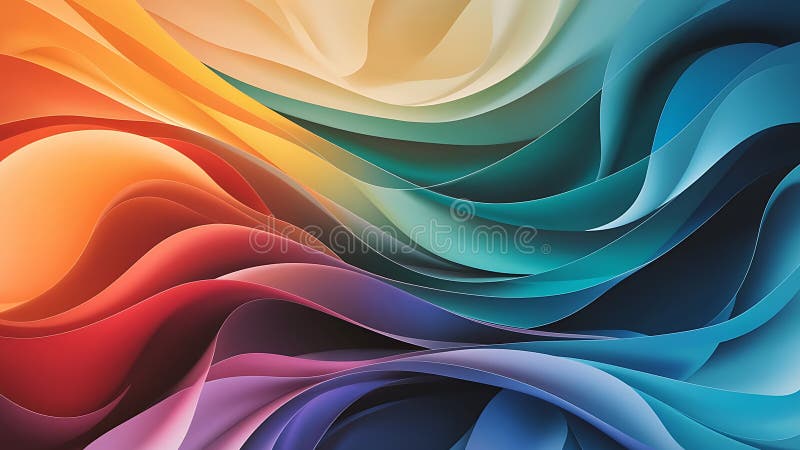 Abstract Gradient Background with Vibrant Colors and Smooth Transitions ...
