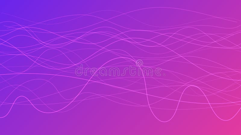 Abstract Gradient Background with Wave Beams Stock Vector ...
