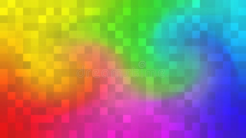 Abstract Gradient Background. Wavy Rainbow Pattern from Multicolored ...