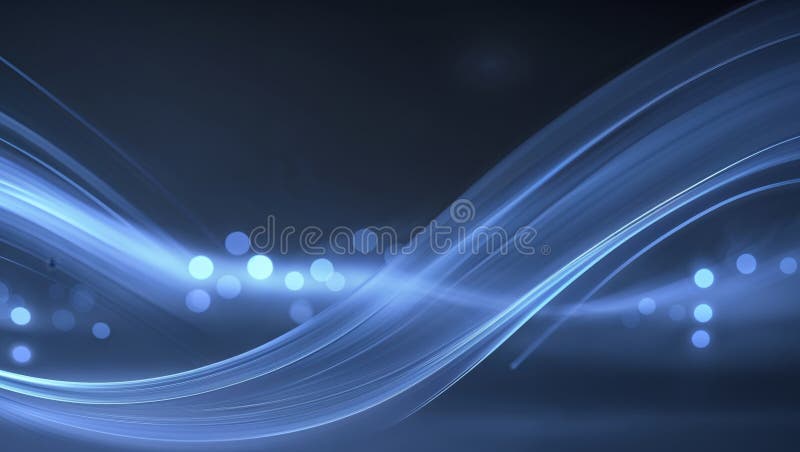 Abstract Gradient Blue Lines Composition Glowing Highlights Stock ...