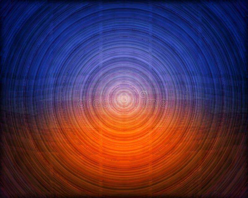 Abstract Gradient Blue Orange Color with Circle Pattern Background ...