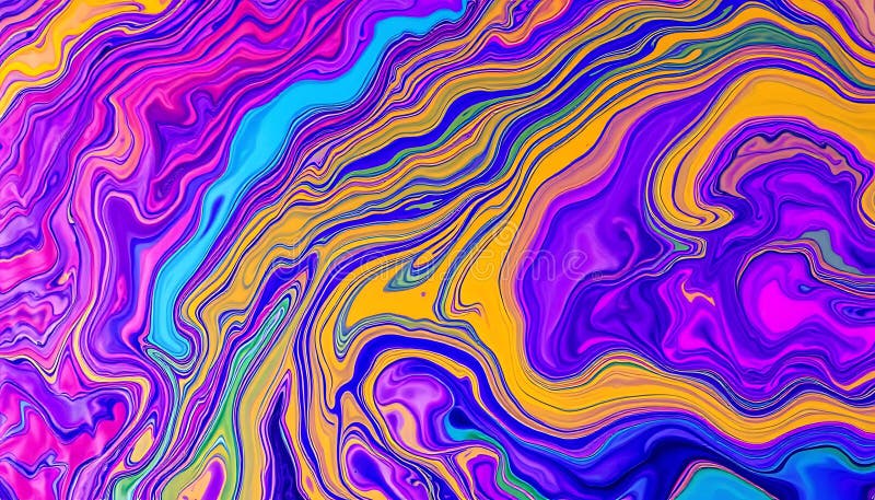 Abstract Gradient Blue Purple Circles, Modern Design and Smooth Color Flow Generative AI Stock ...