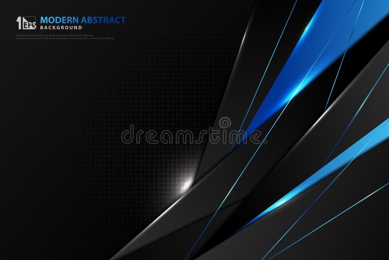 Abstract Gradient Blue Technology Glossy Template Design Background ...