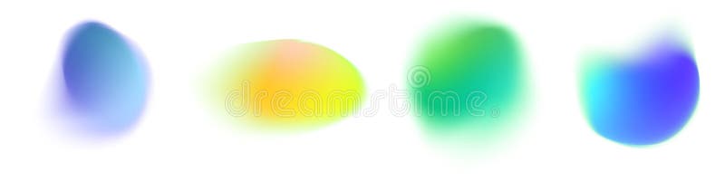 Abstract Gradient Blur Colors, Smoothly Blue and Green. the Liquid and ...