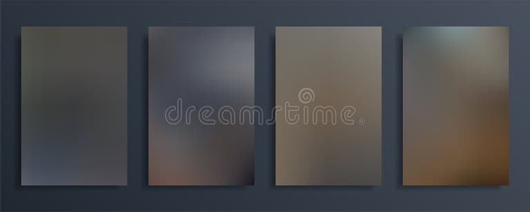 Abstract Gradient Blurred Background in Dark Pastel Color Stock Vector ...
