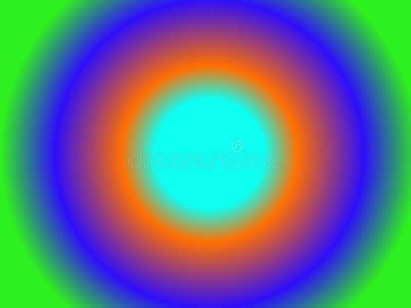 Abstract Gradient Blurred Multicolored Rainbow Light Spectrum Radial ...