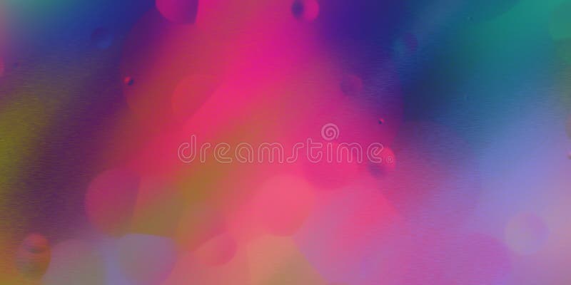 Abstract Gradient Bright Green Pink Blue and Violet Background in Drops ...