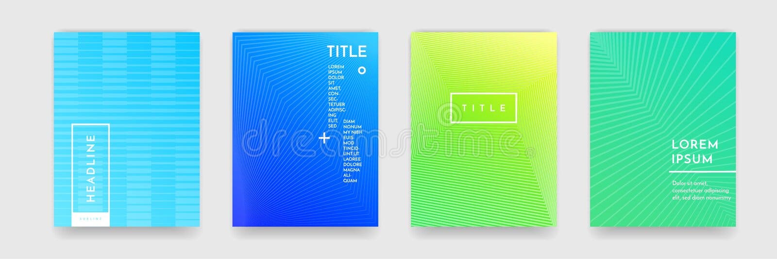 Creative Solutions Design Art Lorem Ipsum Text in Abstract Color ...