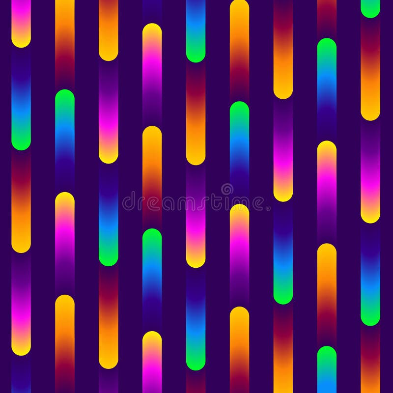 Abstract Gradient Colored Stripes Stock Vector - Illustration of line ...