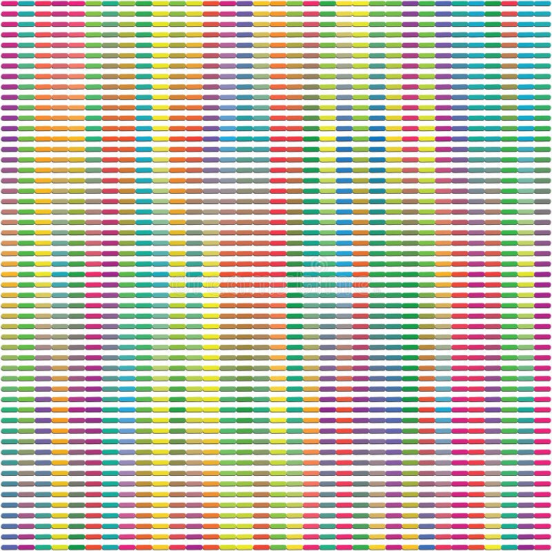 Abstract Colorful Spectrum Stripe Dots in Line Background Pattern ...