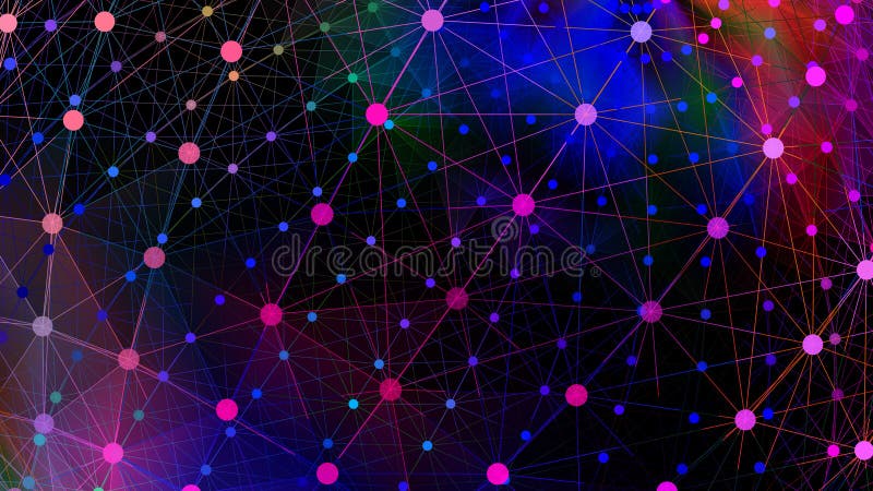 Abstract Gradient 3d Wireframe Background 3d Rendering Stock Illustration - Illustration of ...