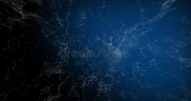 Abstract Gradient Dark Blue Background with Motion Graphics of ...