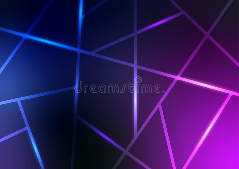 Abstract Gradient Digital Light Purple Triangle Modern Background Stock ...