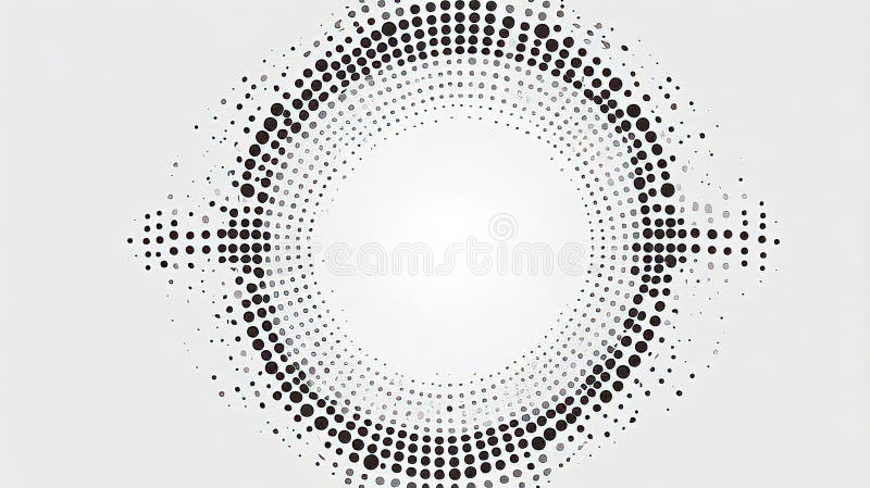 Abstract Gradient Dot Design with Symmetrical Alignment Stock ...