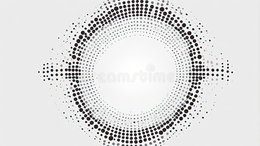 Abstract Gradient Dot Design with Symmetrical Alignment Stock ...