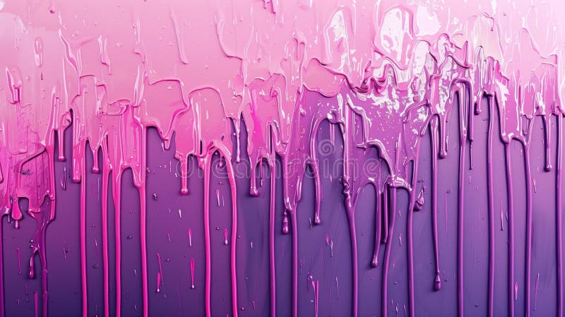 Abstract Gradient Dripping Paint in Pink and Purple Tones. Stock Photo ...