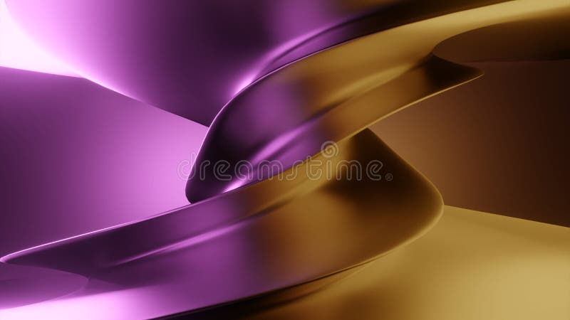 Abstract Gradient Effect of a Metal Twisted Material. Design. Optical ...