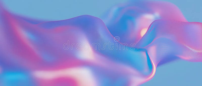 Gradient Background with Floating Particles Creating an Ethereal Blue ...