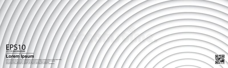 The Abstract Gradient Gray Color Circle Background Stock Vector ...