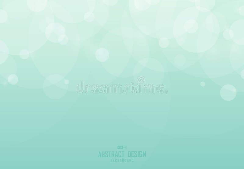 Abstract Gradient Green Bokeh Pattern Design Artwork Background ...