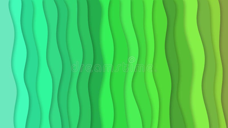 Abstract Gradient Green Color Waves and Shadows Stock Illustration ... Abstract Gradient Green Color Waves and Shadows Stock Illustration ...