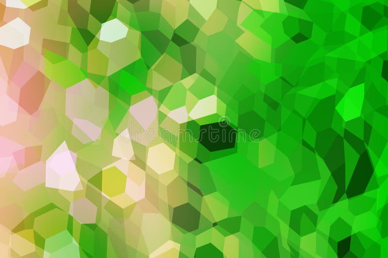 Abstract Gradient Hexagon Polygon Background. Stock Vector ...