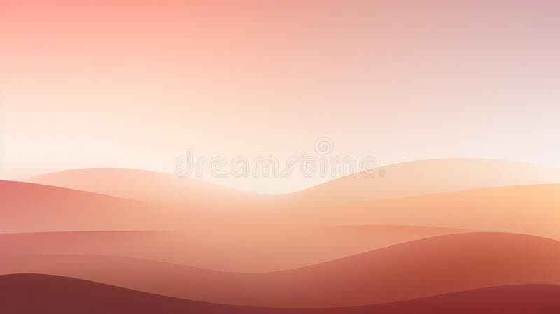 Abstract Gradient Landscape with Soft Peach and Pink Tones in a ...