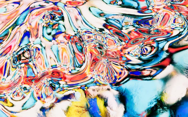 Abstract Gradient Liquid, 3d Rendering Stock Illustration ...