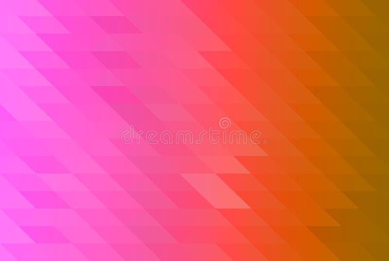Abstract Mosaic with Pink-orange Gradient Stock Illustration ...