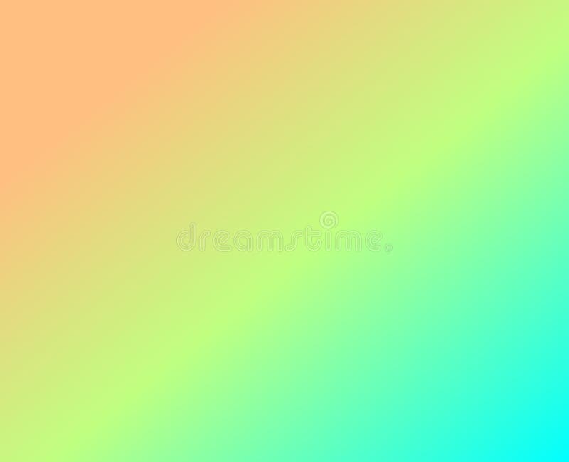 Abstract Gradient Multi Color (orange, Green and Cyan Color) Background ...