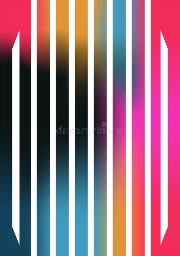 Abstract Gradient Painting with Geometric Shapes. Minimalistic Graphics ...