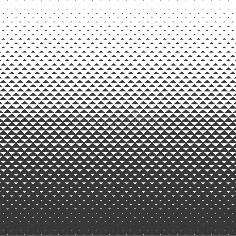 Abstract Gradient Pattern with Triangles. Halftone Texture. Stock ...
