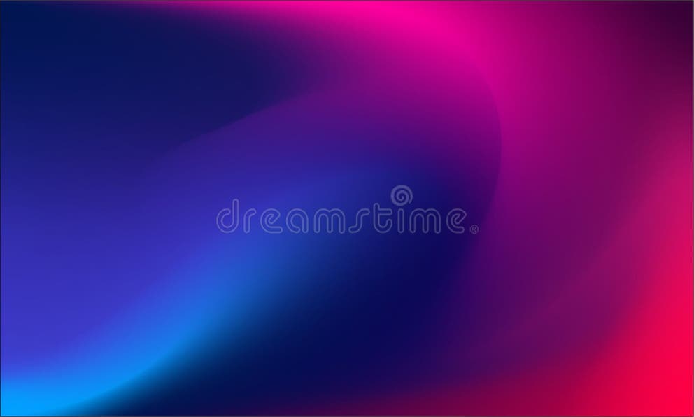Abstract Gradient Pinky Blue Waves is Smiling Stock Illustration ...