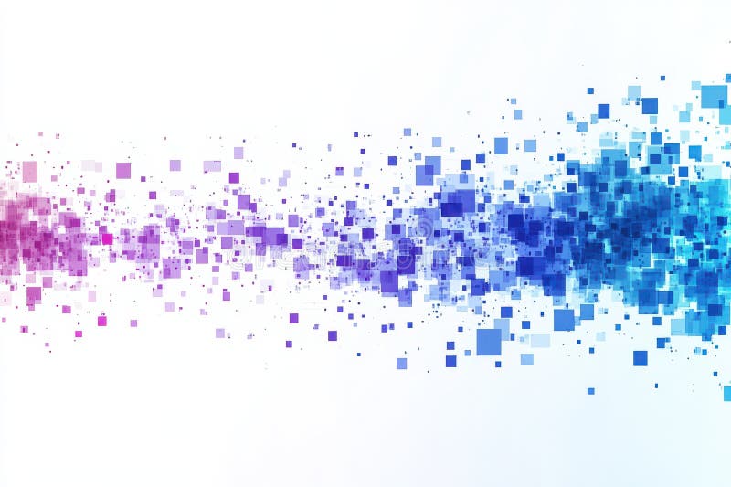 Abstract Gradient Pixels Background with Blue, Green, and Purple ...