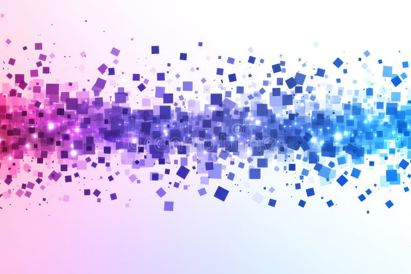 Abstract Gradient Pixels Background with Blue, Green, and Purple ...