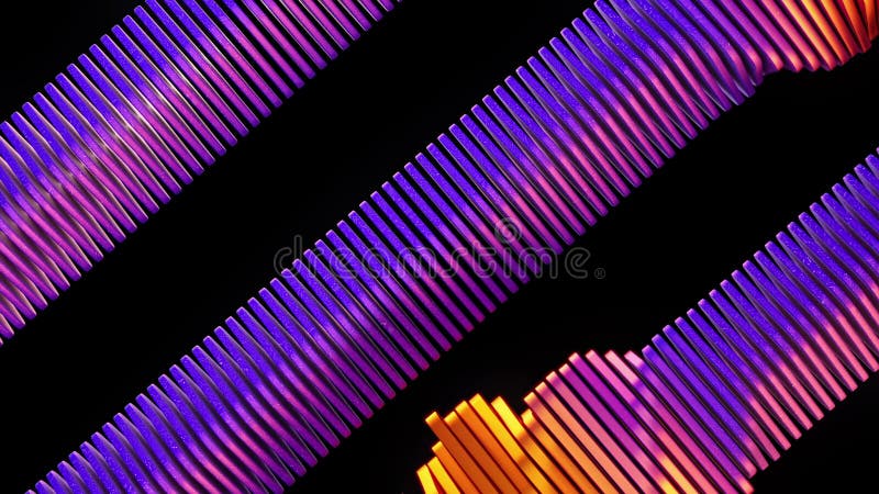 Abstract Gradient Plates Wave with Energy Pulse - 3D Loop Background ...