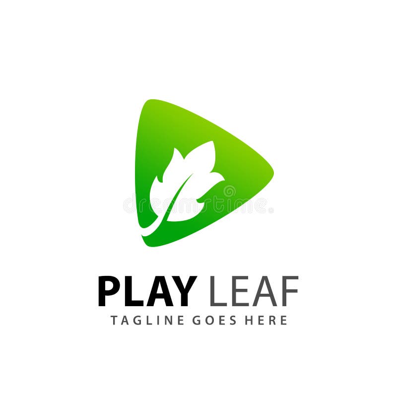 Abstract Gradient Leaf Mountain Logo Design Premium Vector Illustration Stock Vector ...